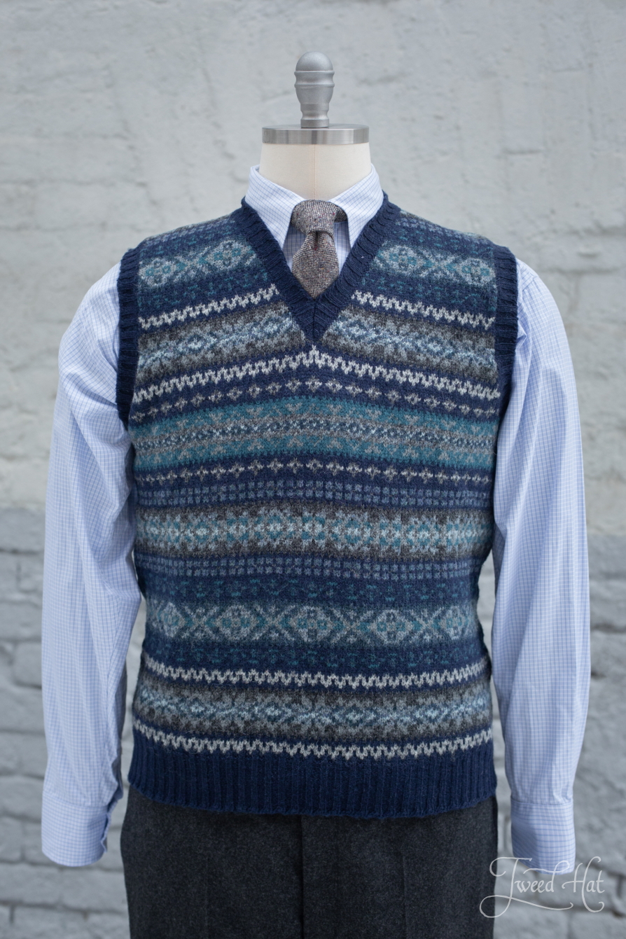 Fair isle vest store